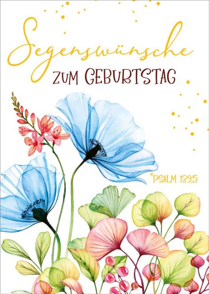 Christliche Segenswnsche Geburtstag